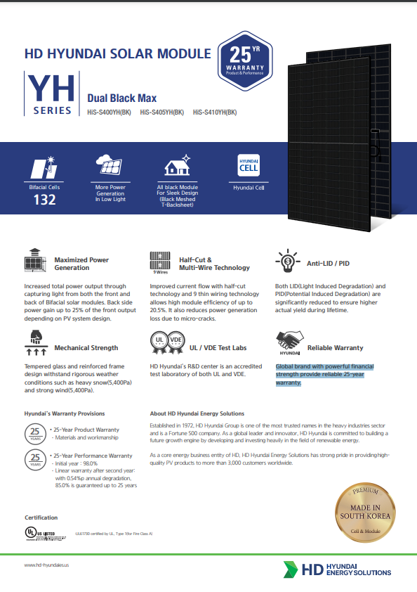 Hyundai HiS-S400YH(BK) 400W